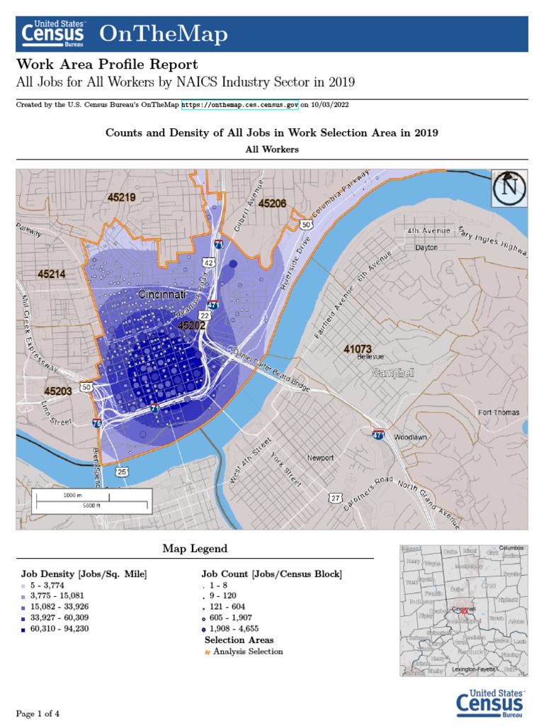 Work Area Profile Report All Jobs For All Workers by NAICS Industry ...