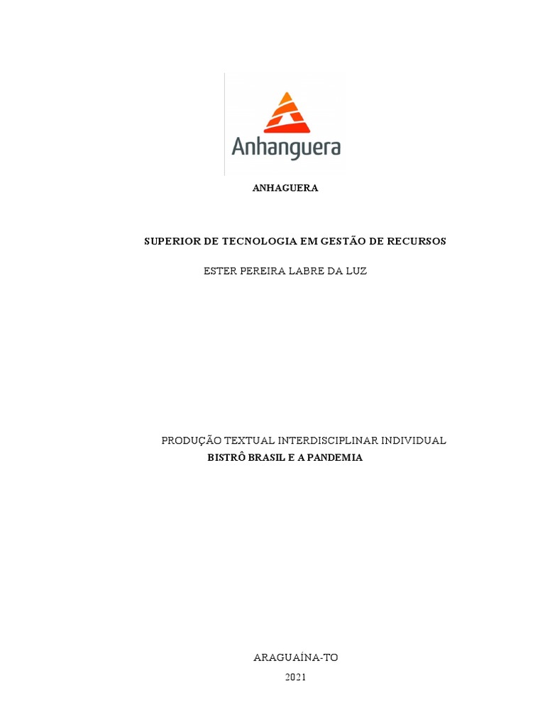 Ester Pereira Labre Da Luz | PDF