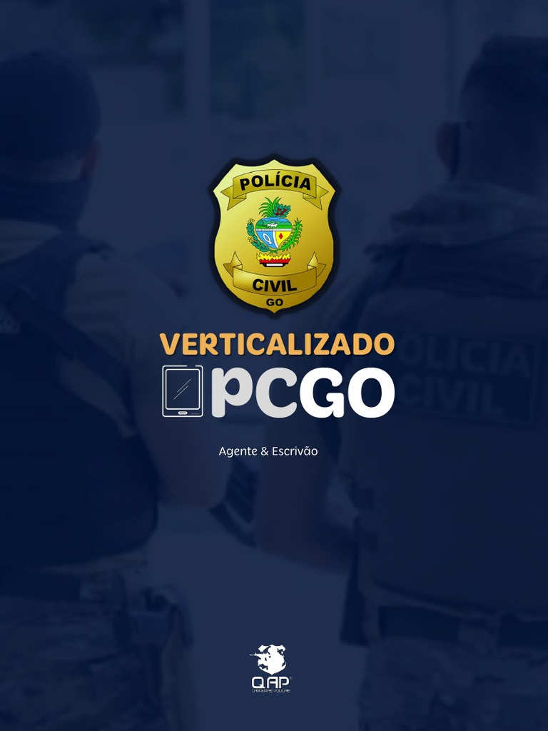 VERTICALIZADO PCGO (Agente e Escrivão) | PDF | Crime e Violência | Crimes