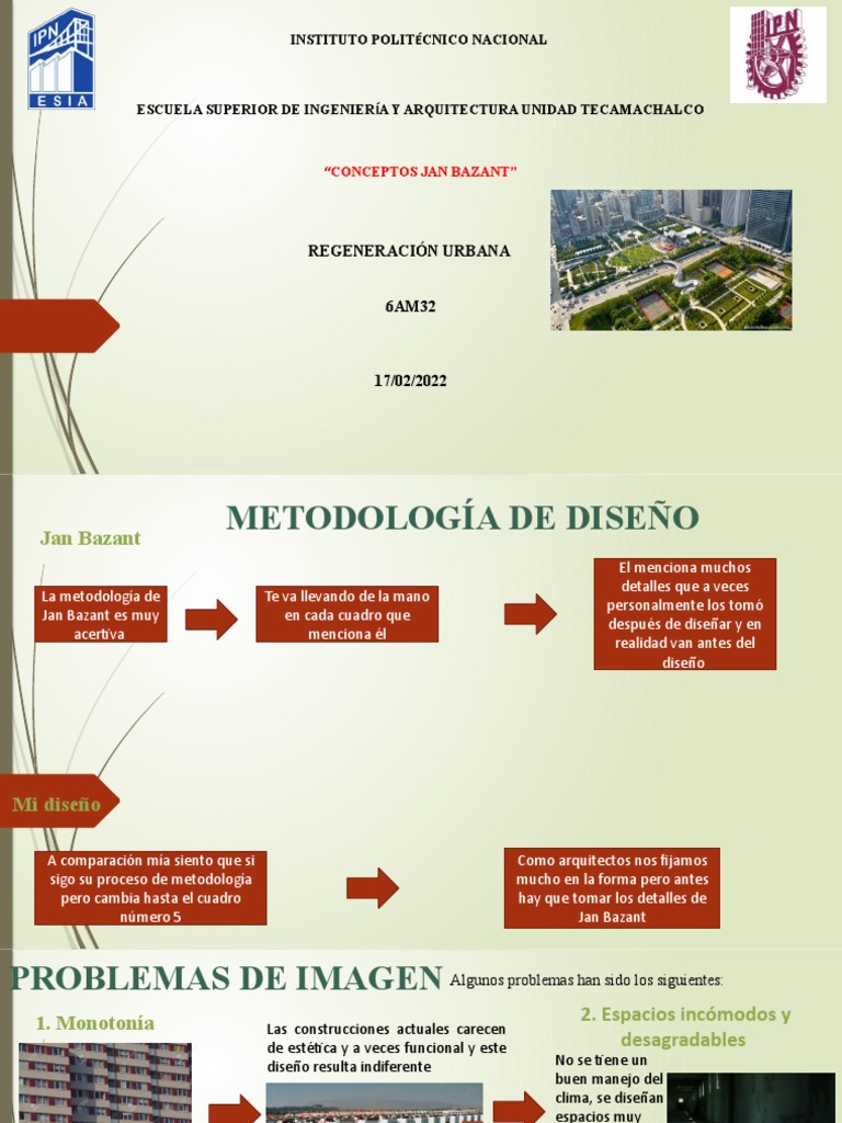 Criterios de Diseño Urbano de Jan Bazant | PDF | Peatonal | Calle