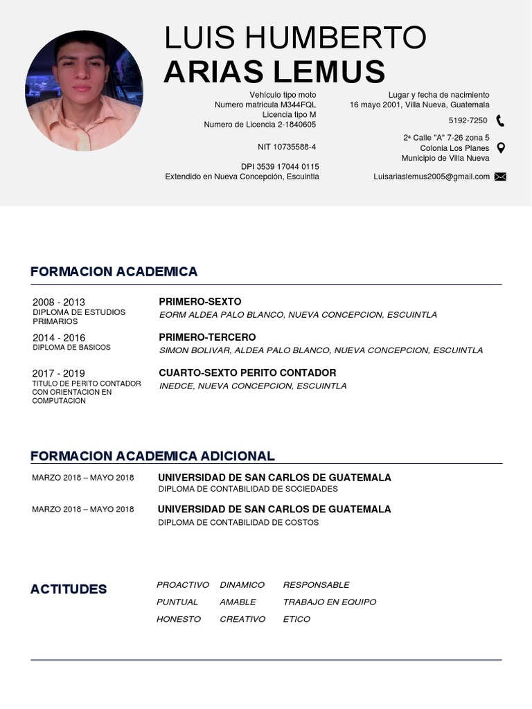 CV - Luis Arias 2022 | PDF