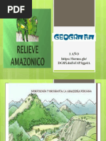 El Relieve Amazónico | PDF | Paisaje | Geomorfología