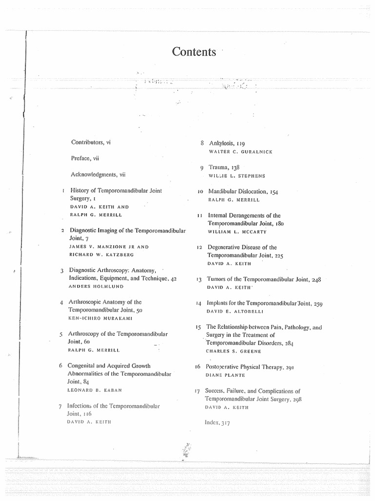 David Alexander Keith - Surgery of The Temporomandibular Joint-Wiley ...