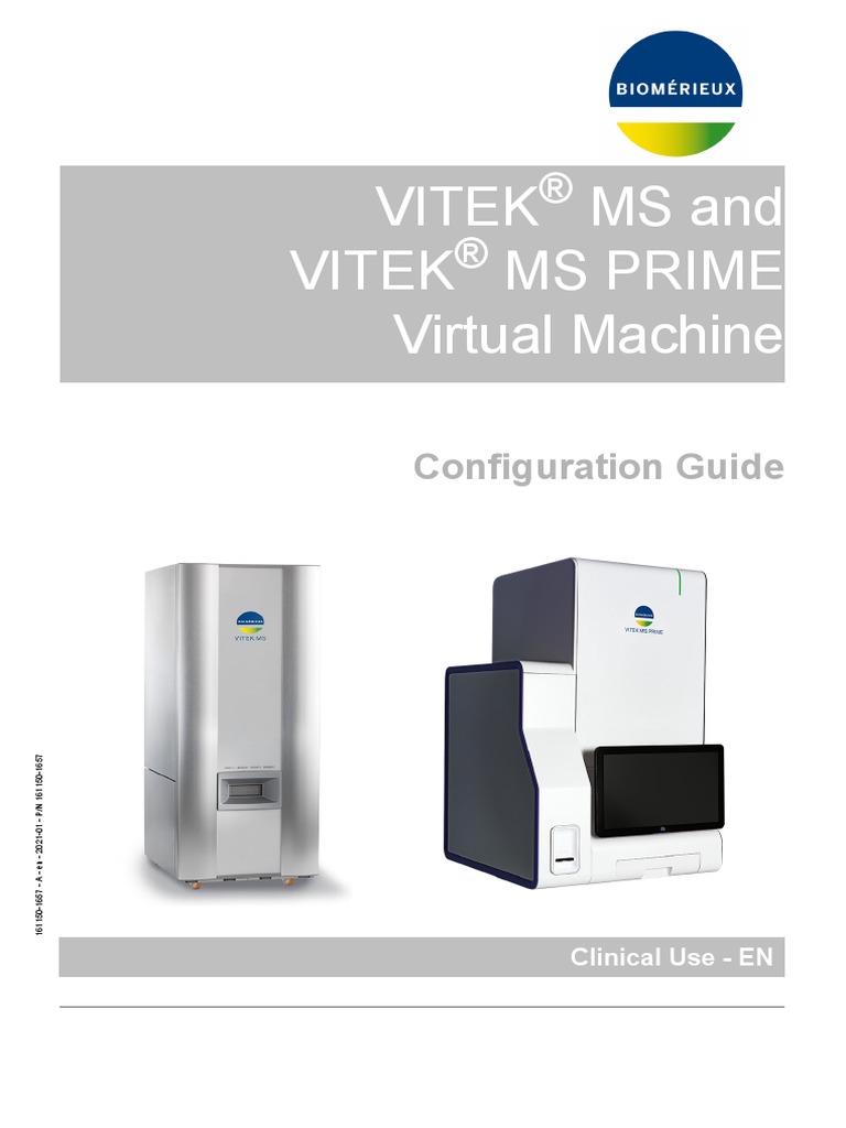 User Manual - 161150-1657 - A - en - VITEK MS Virtual Machine - Configuration Guide | PDF
