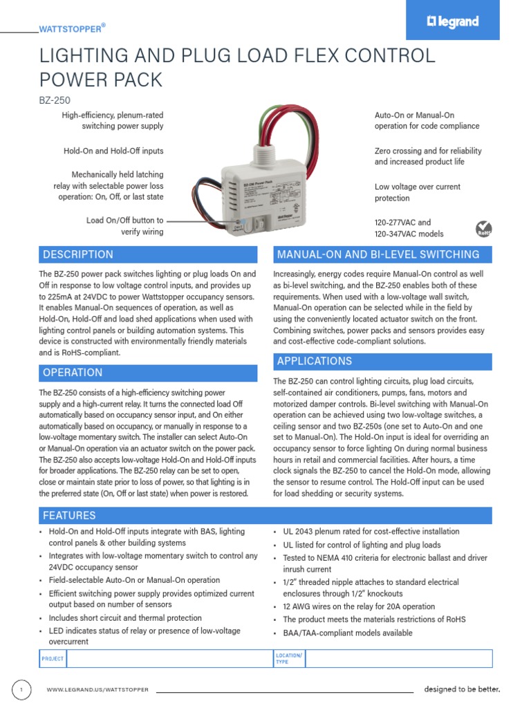 BCS-WS-CS-BZ-250 (1) | PDF | Switch | Relay