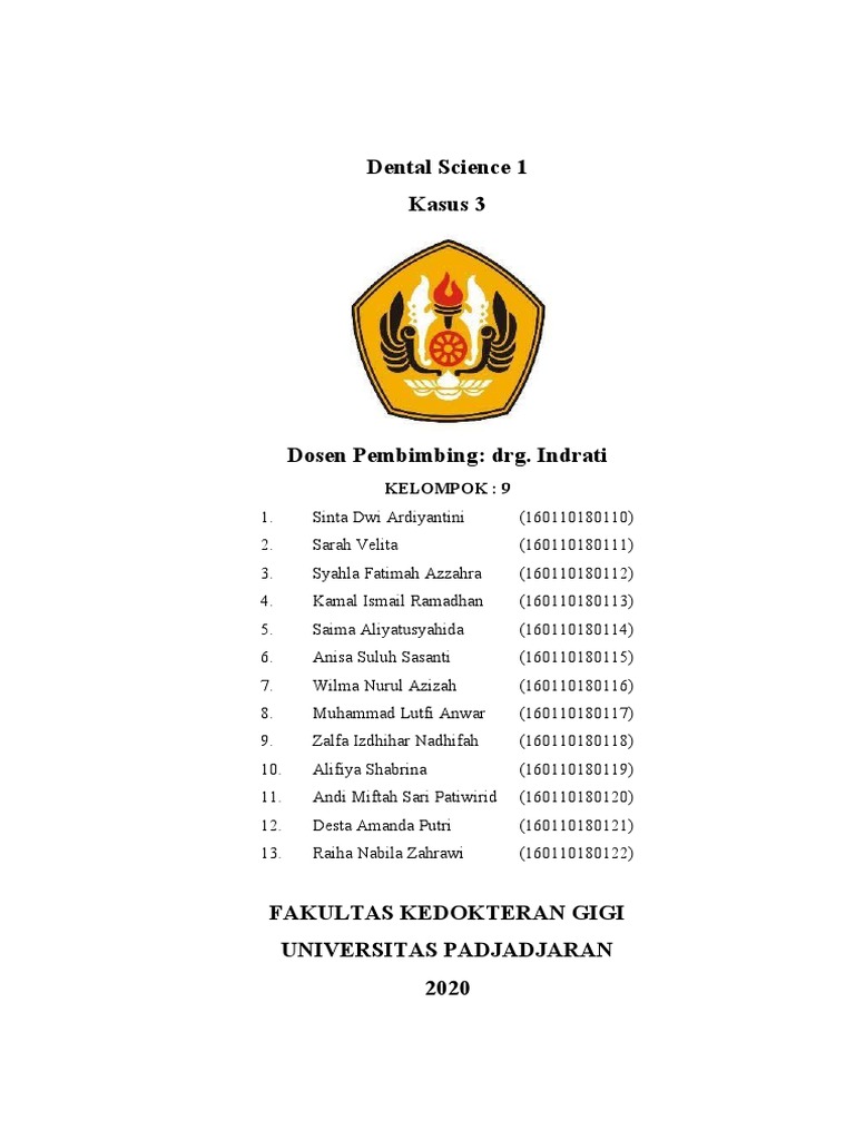 MAKALAH DS 1 CASE 4 - Tutor 9 | PDF