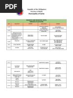 DepEd Sample Class Program and Teachers Schedule | PDF | Schools ...