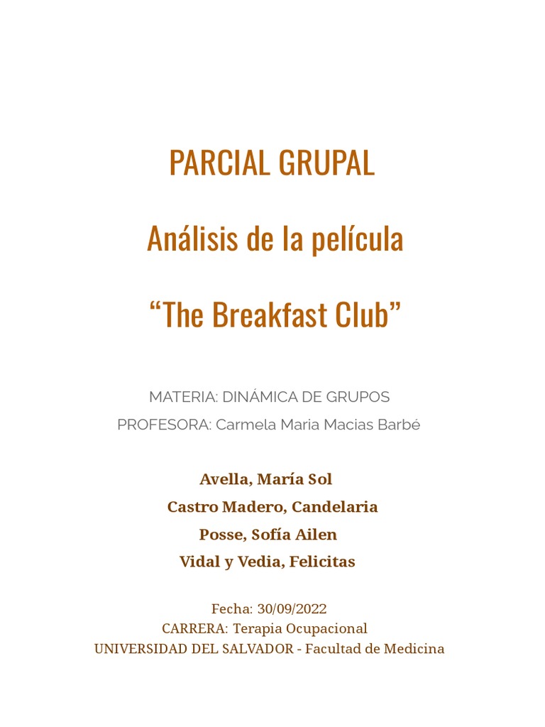 Parcial Grupal | PDF | Comportamiento | Sicología