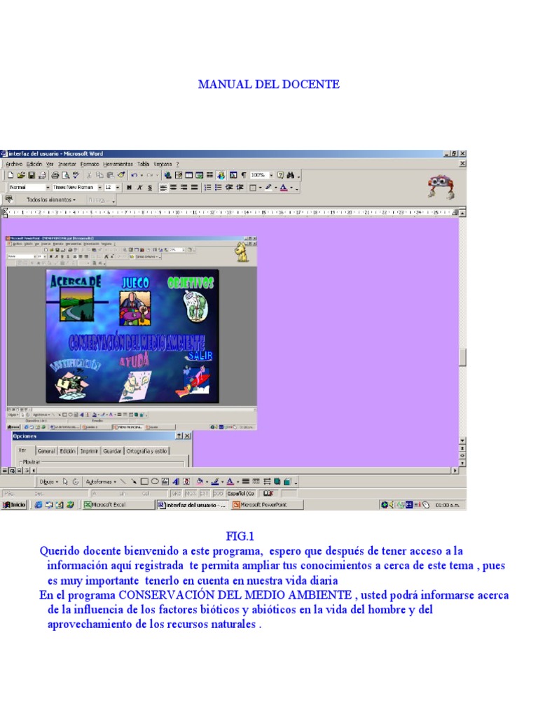 Manual Del Docente | PDF | Microsoft PowerPoint | Programa de computadora