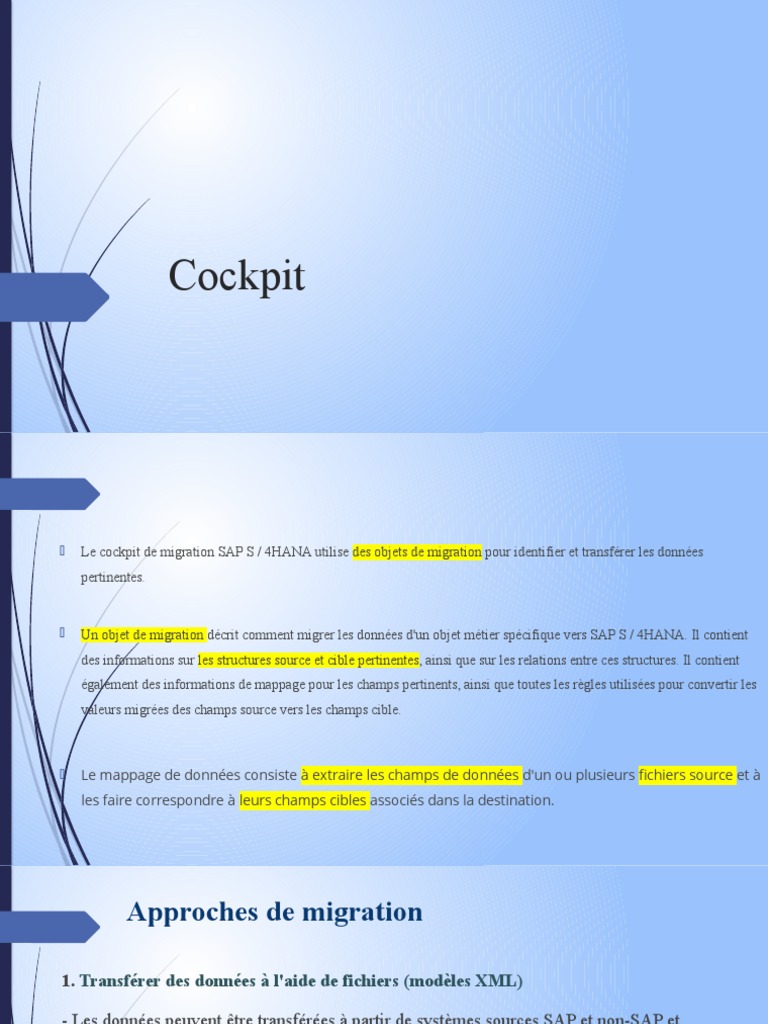 Guide de Migration SAP S/4HANA | PDF | XML | Informatique