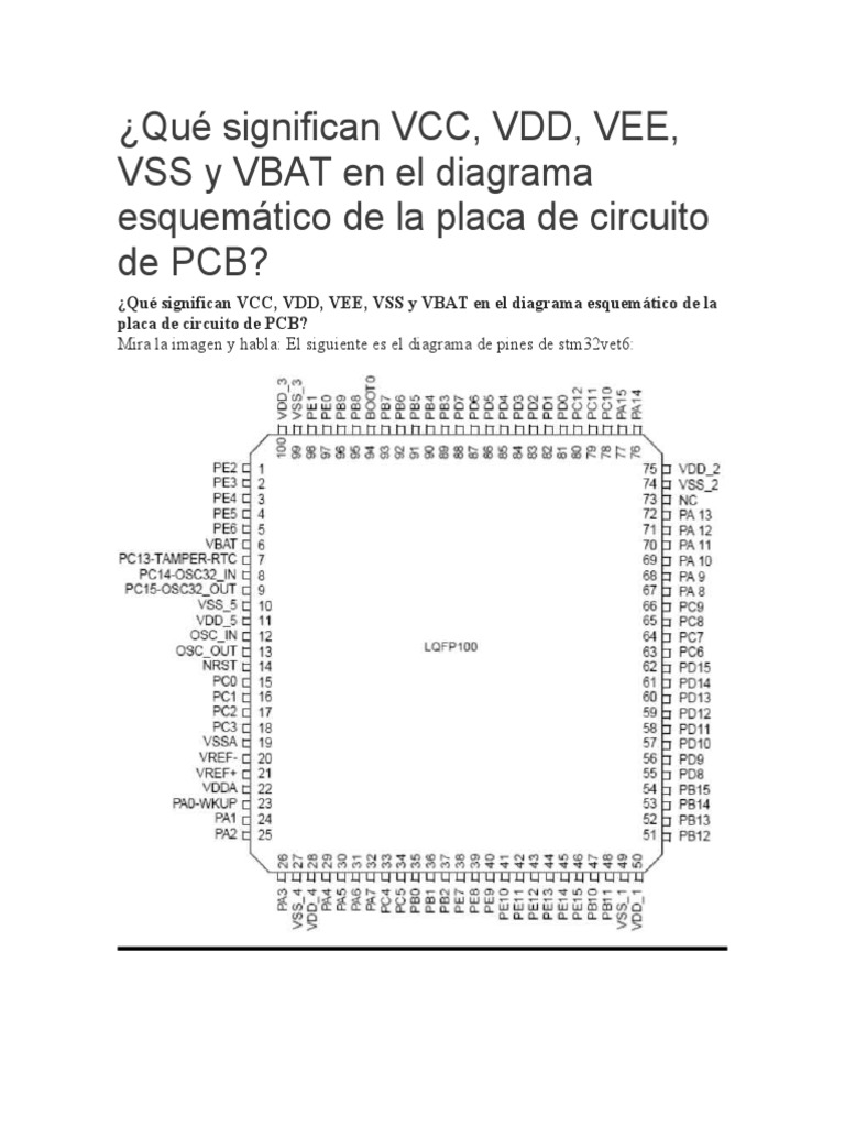 Qué Significan VCC | PDF | Ciencia y matemáticas | Tecnología