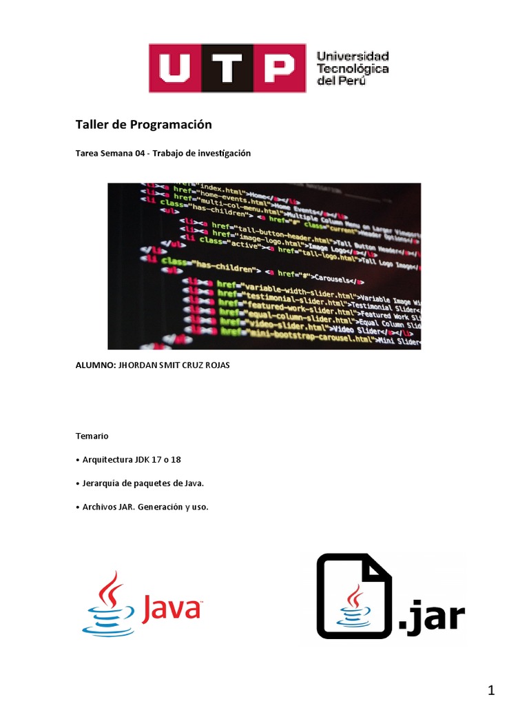 Taller de Programación | PDF | Java (lenguaje de programación) | Mac OS