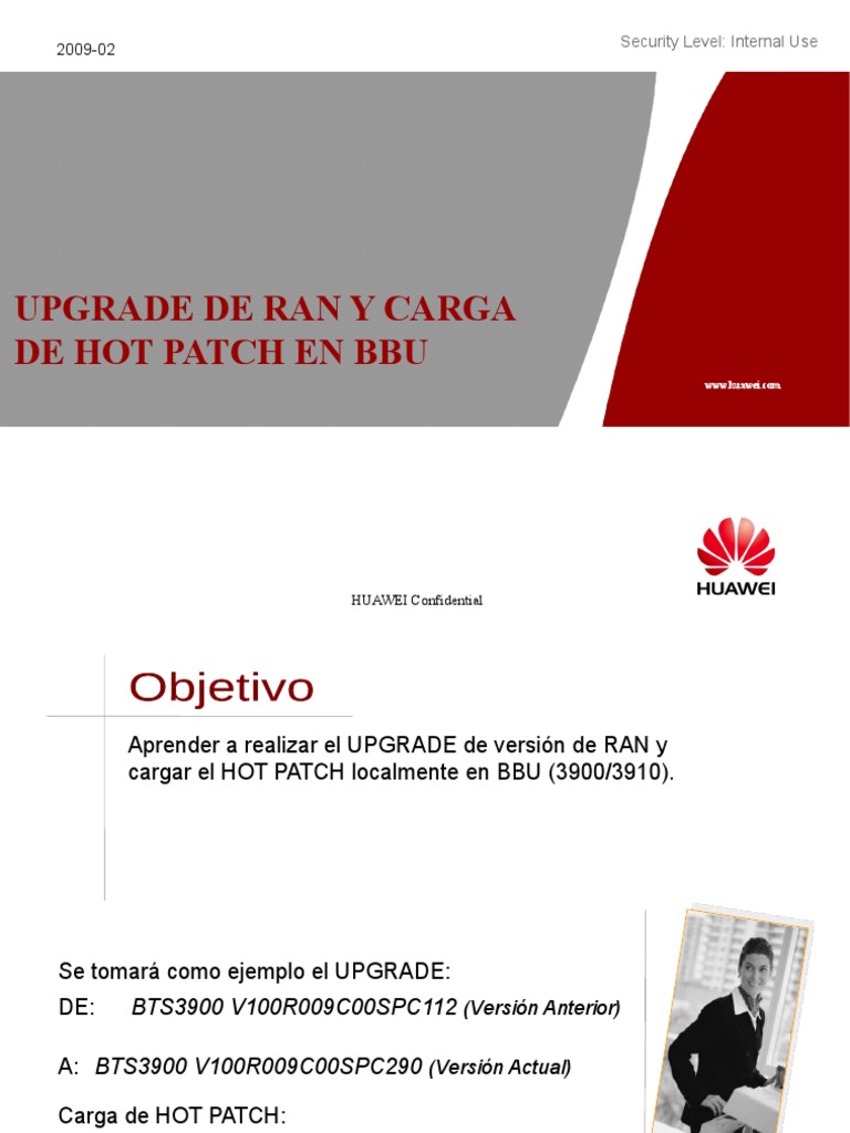 Pasos para Realizar UPGRADE de Version de RAN y Cargar HOT PATCH en BBU | PDF