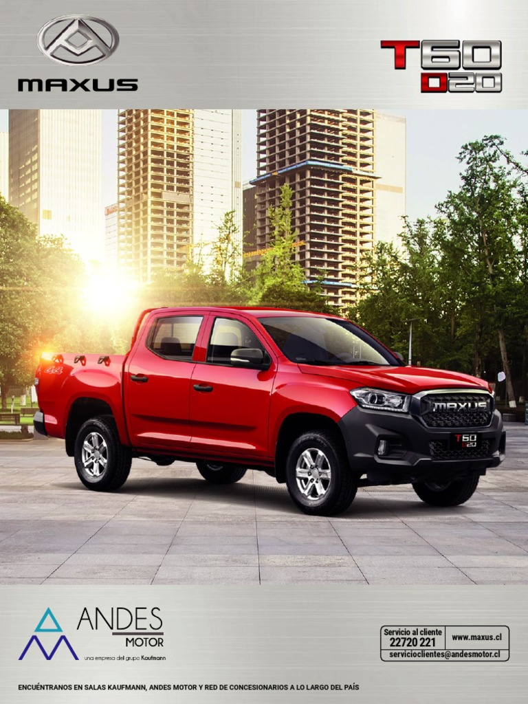 Ficha Tecnica Maxus T60 2022 | PDF