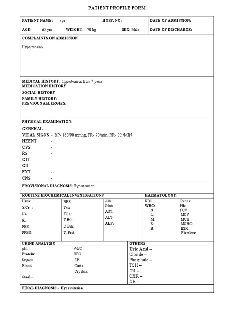 Case 3 | Download Free PDF | Hypertension | Clinical Medicine