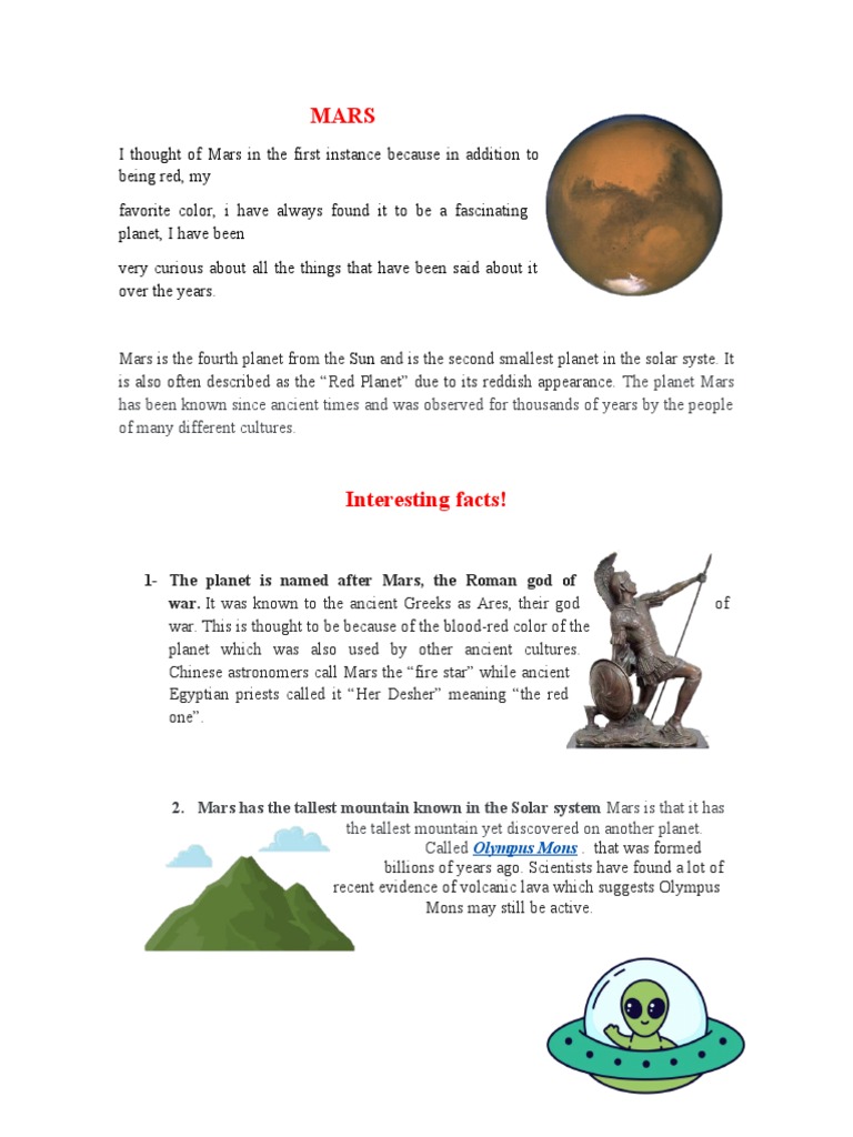 MARS | PDF | Mars | Planets
