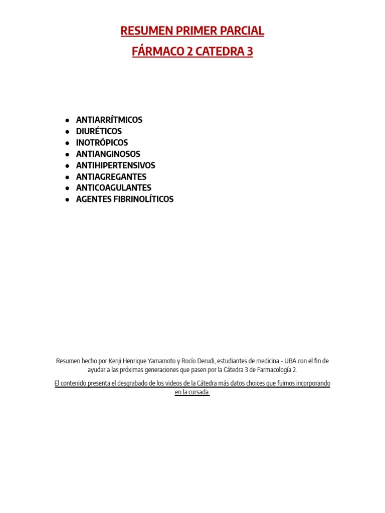 Resumen Farmacología Cátedra 3 | PDF | Bacterias Gram Positivas | Las bacterias