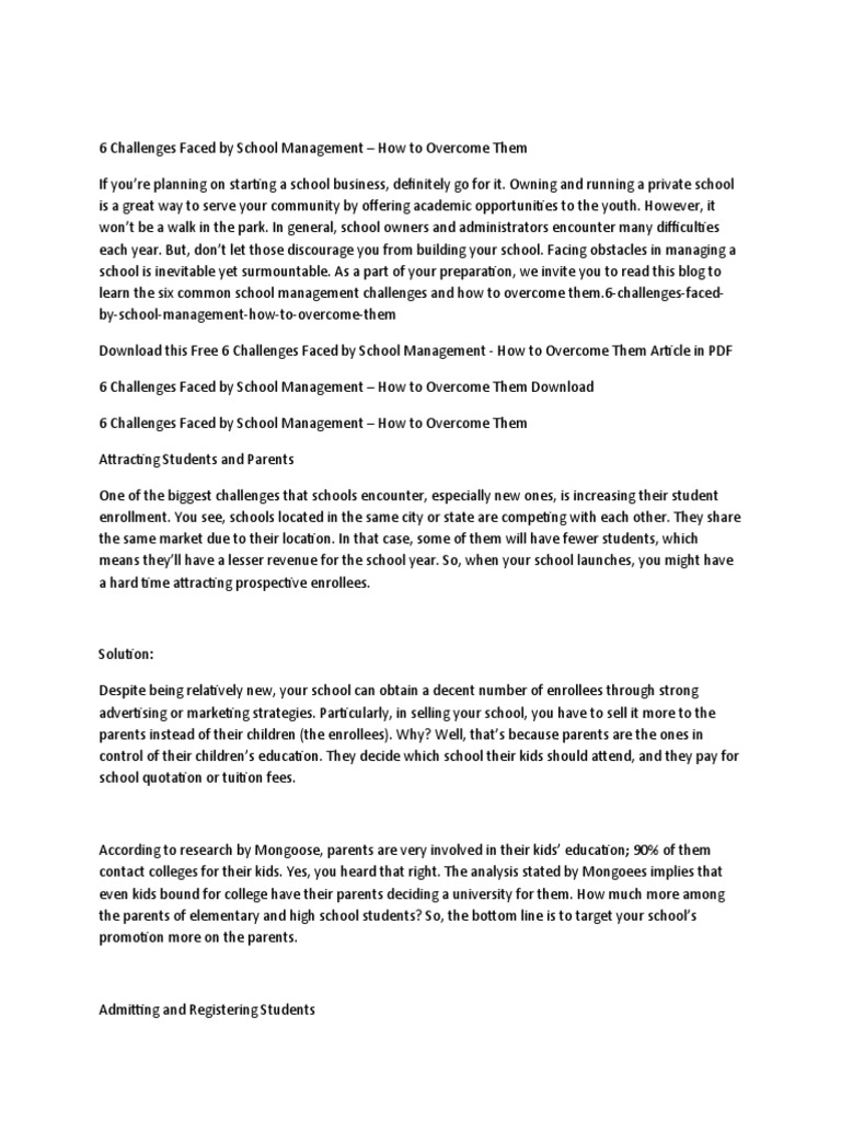 6 Challenges Fa-WPS Office | PDF