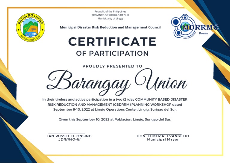 Certificate Union | PDF