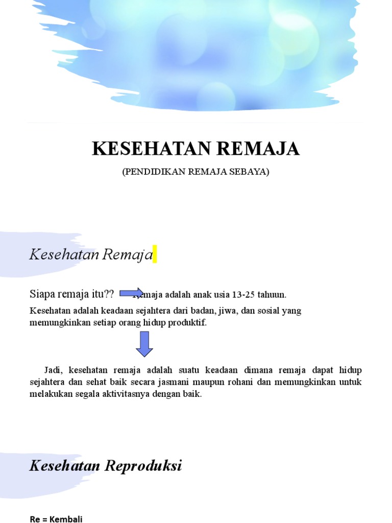 Kesehatan Remaja | PDF