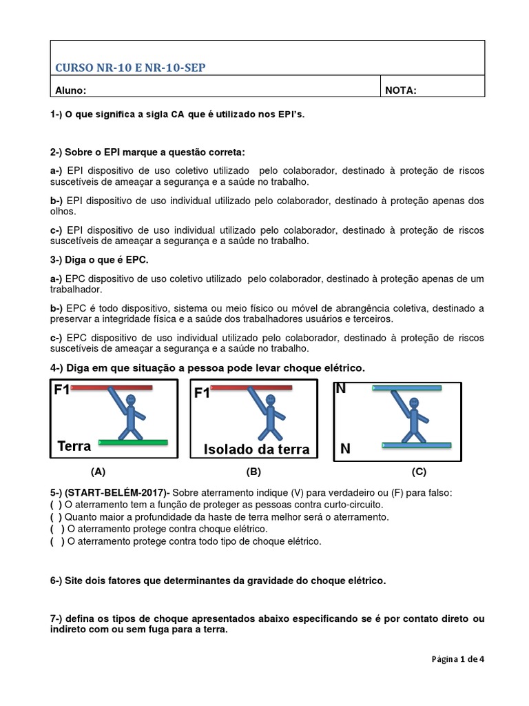 Prova - EAD | PDF | Eletricista