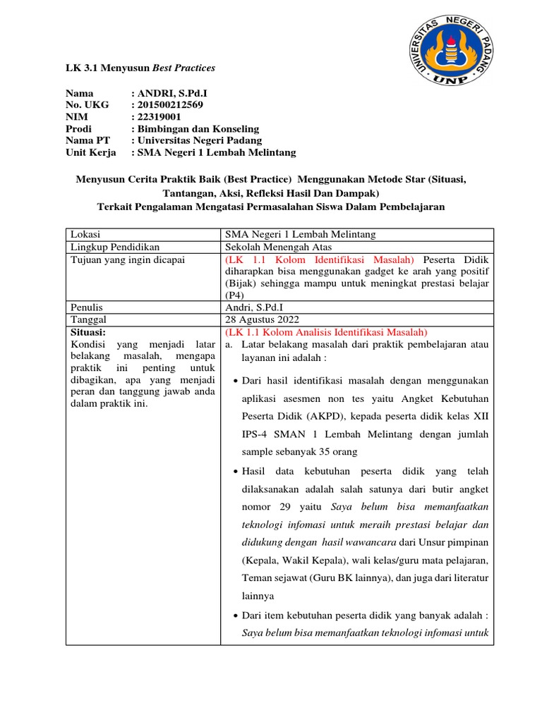 Menyusun Best Practices Pembelajaran Gadget | PDF