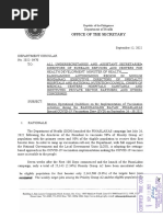 DOH Certificate of Involvement in Covid-19 Response 2022 Template | PDF