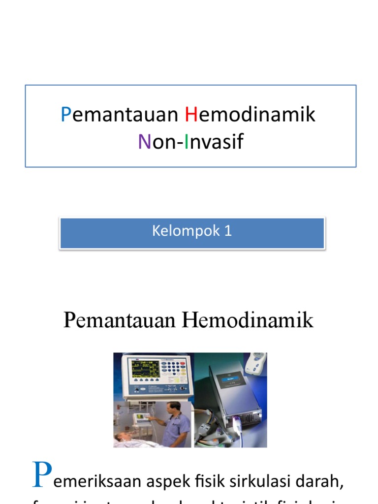 Hemodinamik Non Invasif | PDF