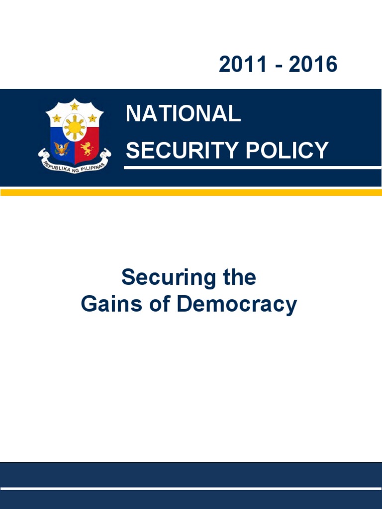 Philippines 2011-2016 | PDF | National Security | Governance
