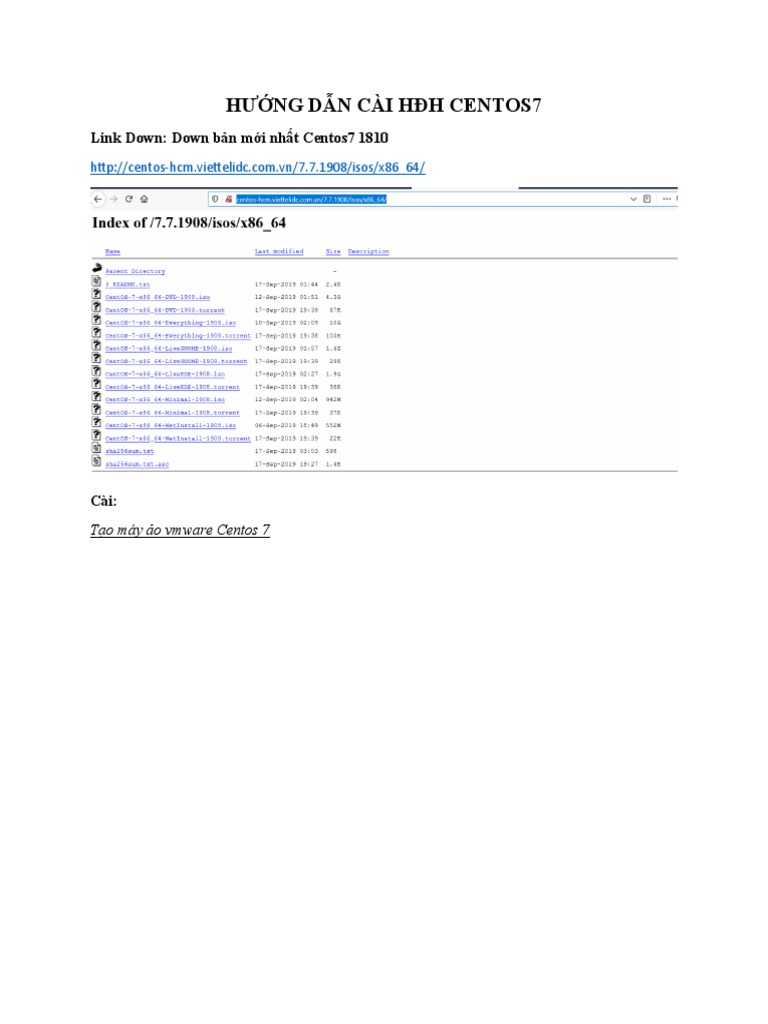 Cài Centos 7 | PDF