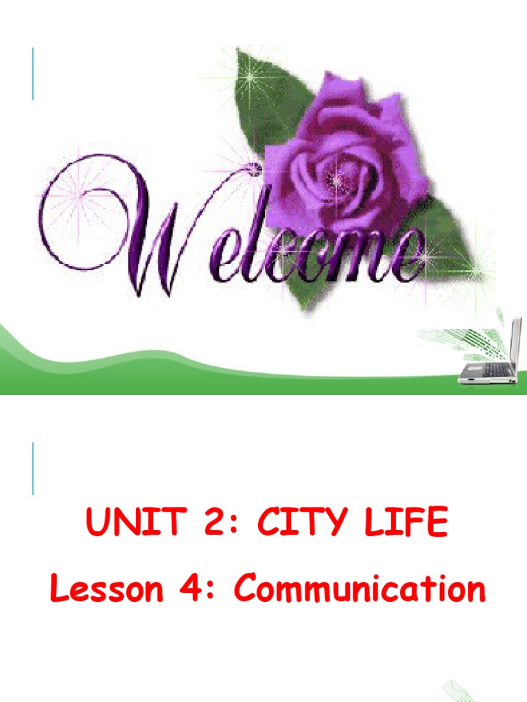 Unit 2-Lesson 4 - Communication | PDF | Melbourne | Singapore