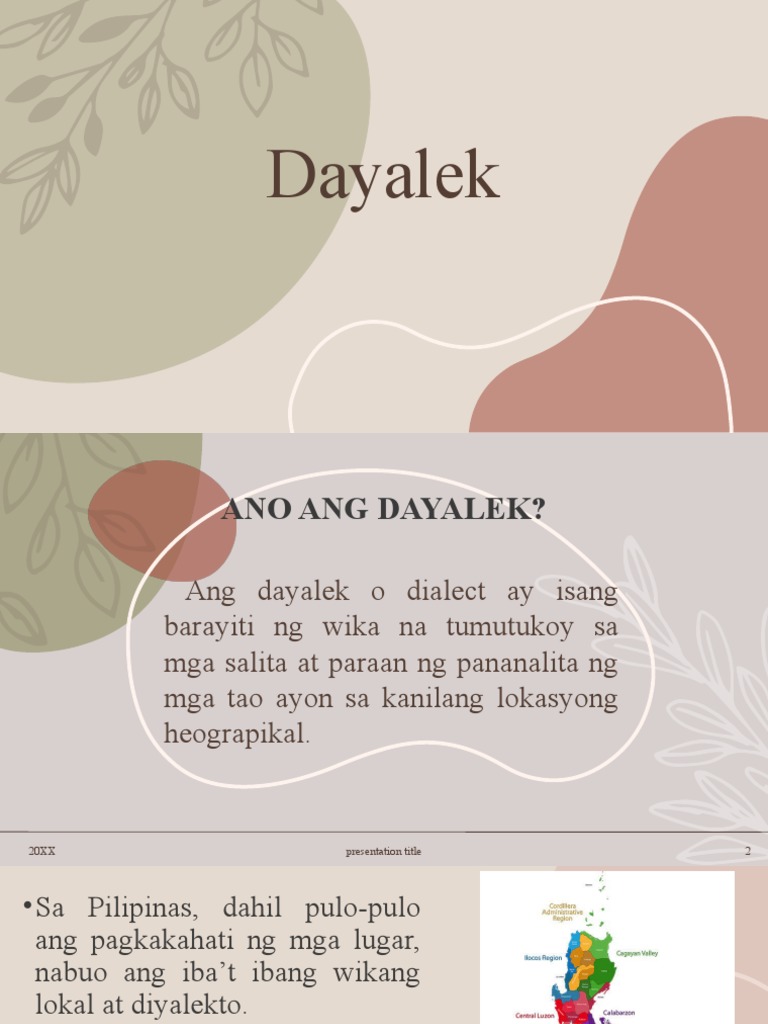 2 Dayalek | PDF