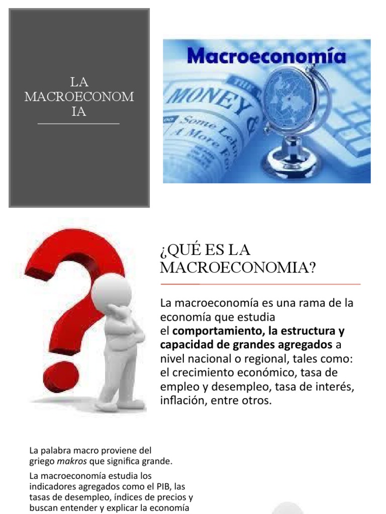 Introducción a la Macroeconomía | PDF | Macroeconómica | Producto Interno Bruto