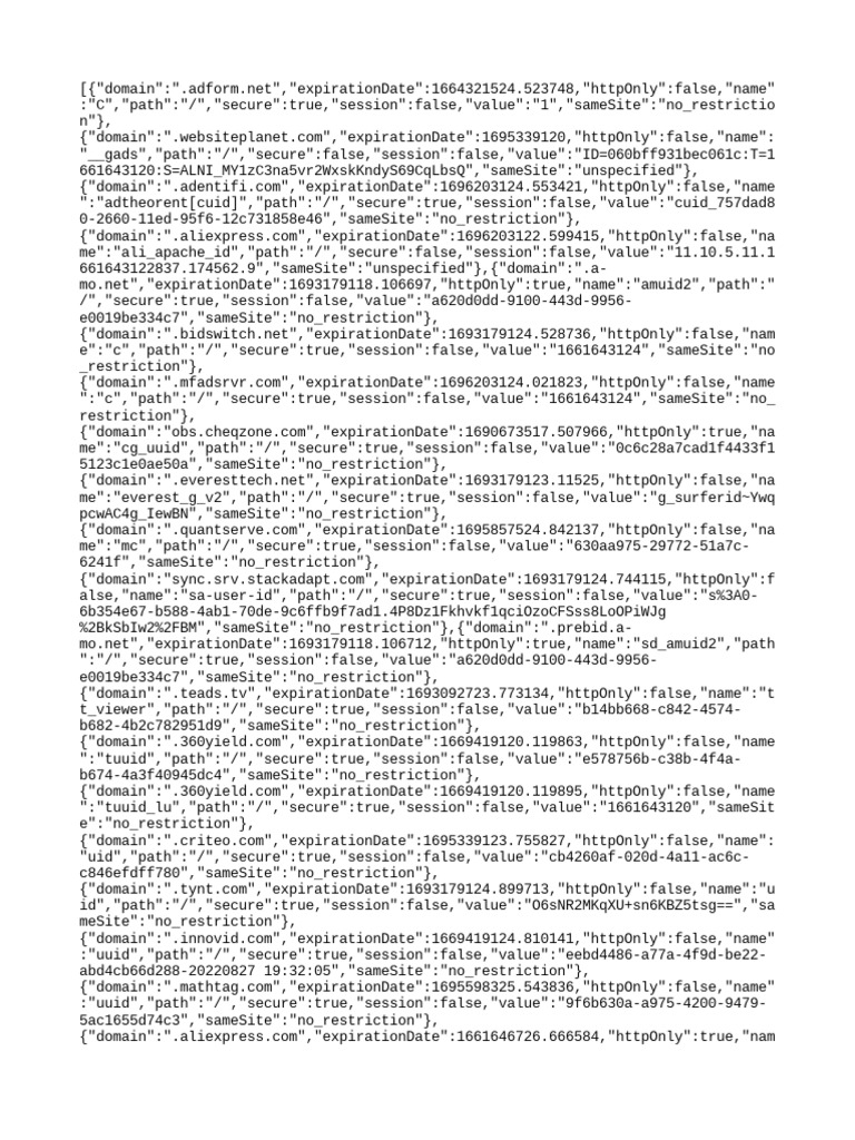 Perfil 4914 | PDF | Http Cookie | Computing