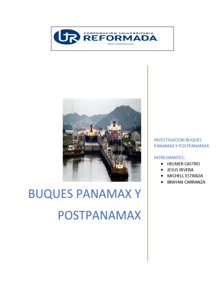 Buques Panamax y Postpanamax | PDF | Construcción costera ...