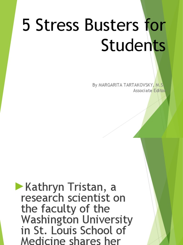 5 Stress Busters For Students | PDF | Anxiety | Mood (Psychology)