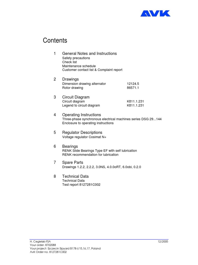 1 General Notes and Instructions | PDF | Bearing (Mechanical) | Crane ...