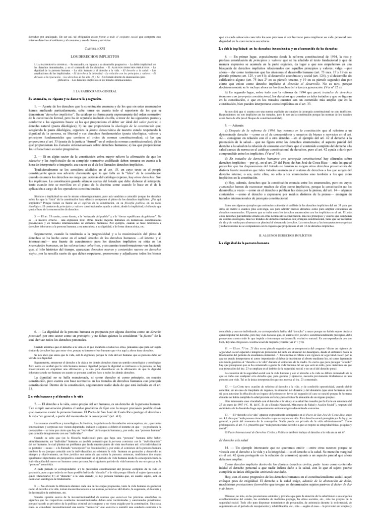 Los Derechos Implicitos: La Doble Implicitud: en Los Derechos ...