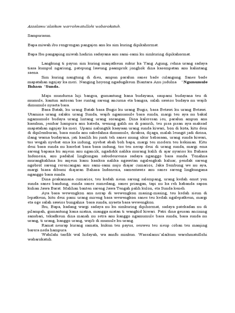 Festival Tunas Bahasa Indung | PDF | Seni & Disiplin Bahasa | Kajian ...