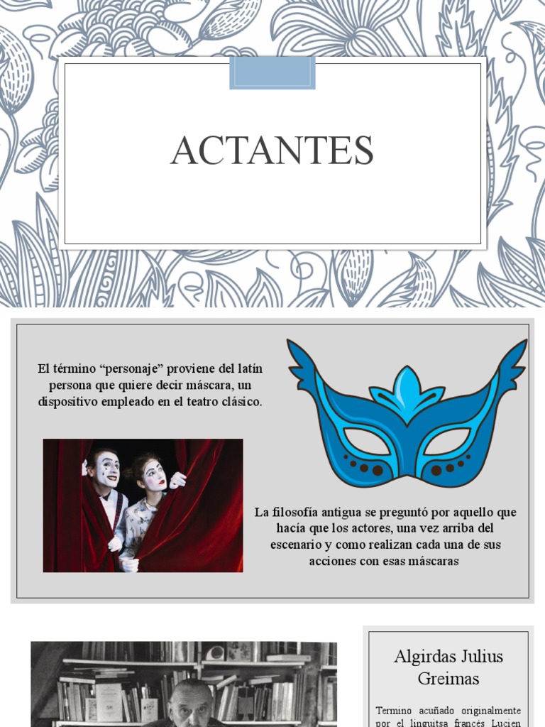 Actantes | PDF