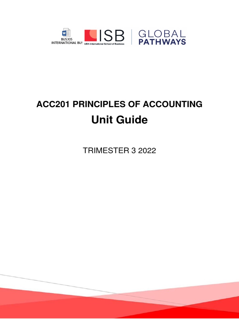 Principles of Accounting | PDF