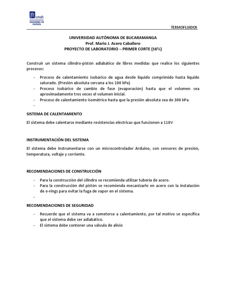 Proyecto de Clase - Primer Corte | PDF