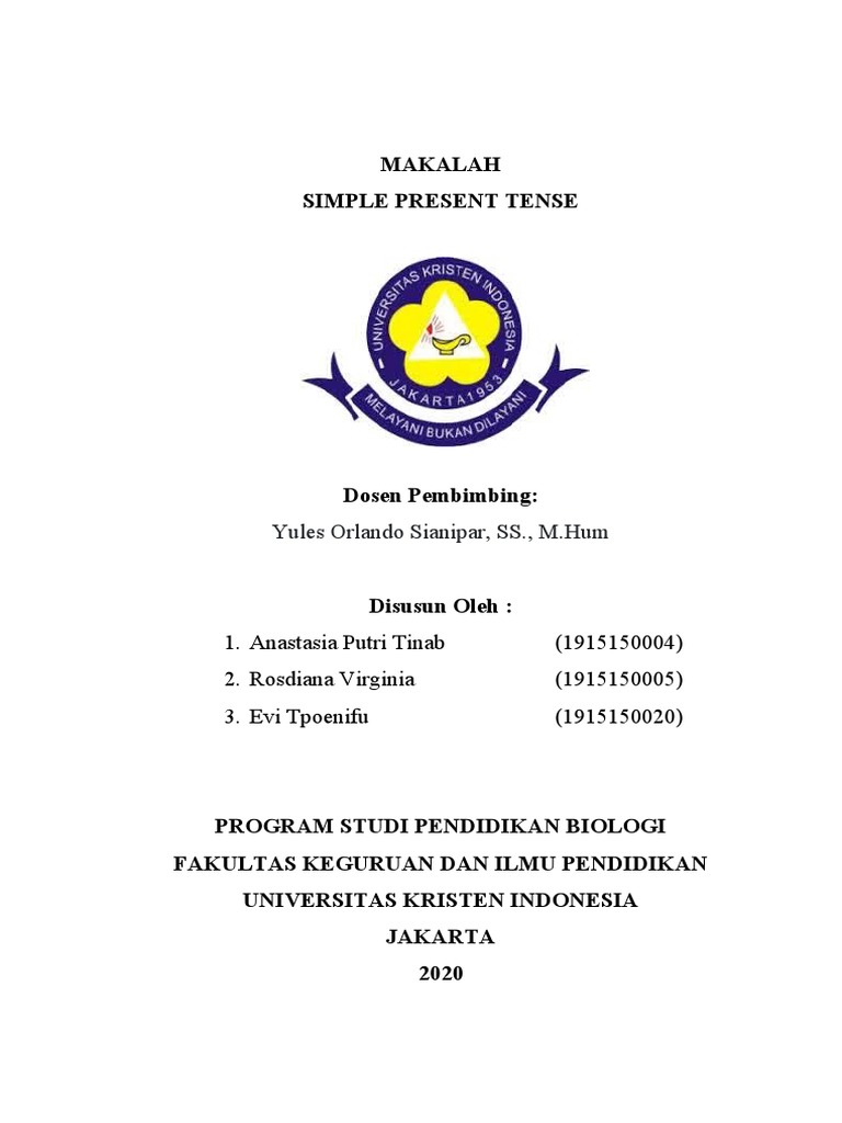 Makalah Simple Present Tense | PDF
