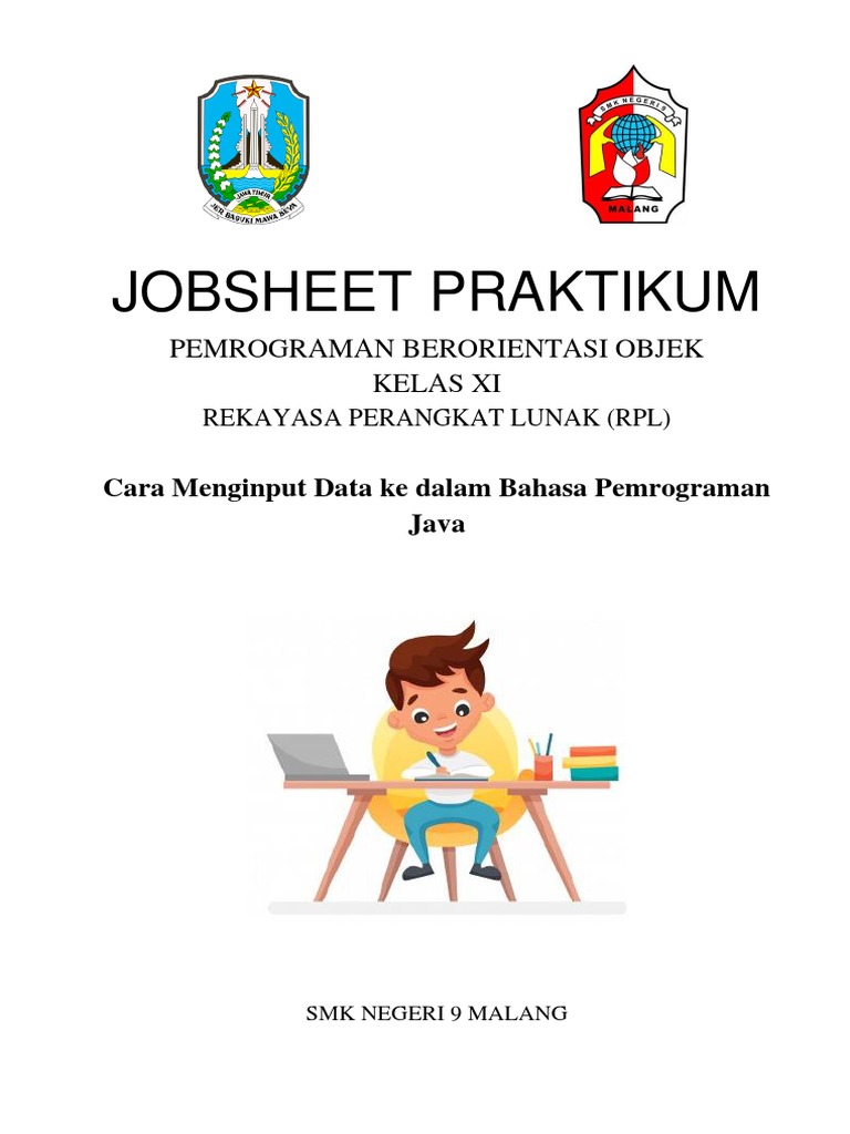 PBO - Pertemuan 5 - Praktik Cara Menginput Data Ke Dalam Bahasa Java | PDF