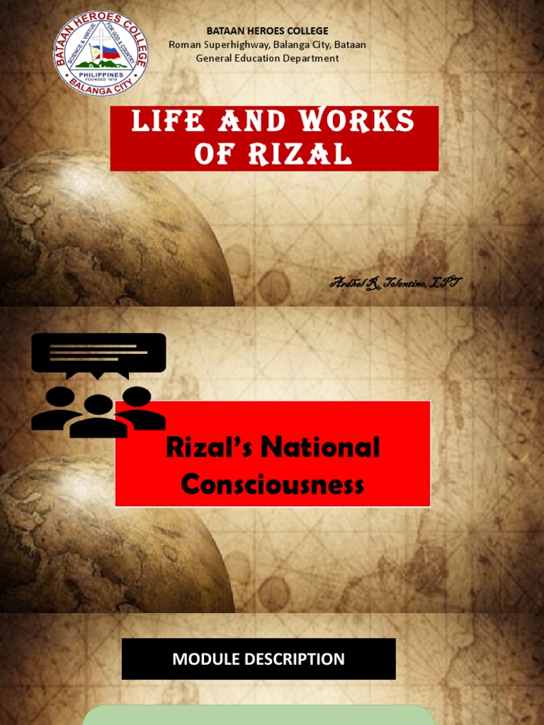 Life and Works of Rizal Lesson 3 Pereliminary, 01 | PDF | Tagalog ...