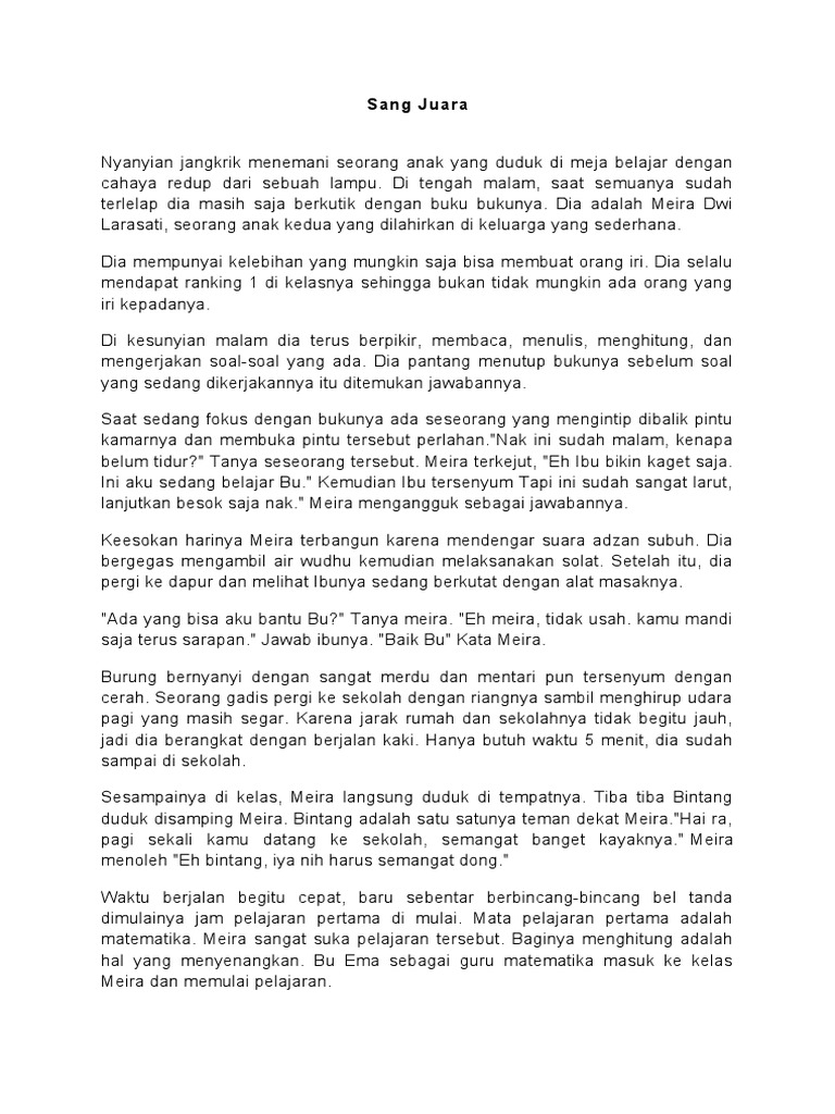 Sang Juara | PDF