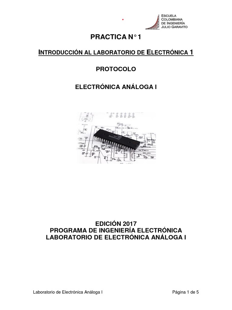 Introducción Al Laboratorio de Electrónica 1 | PDF | Laboratorios | Electrónica
