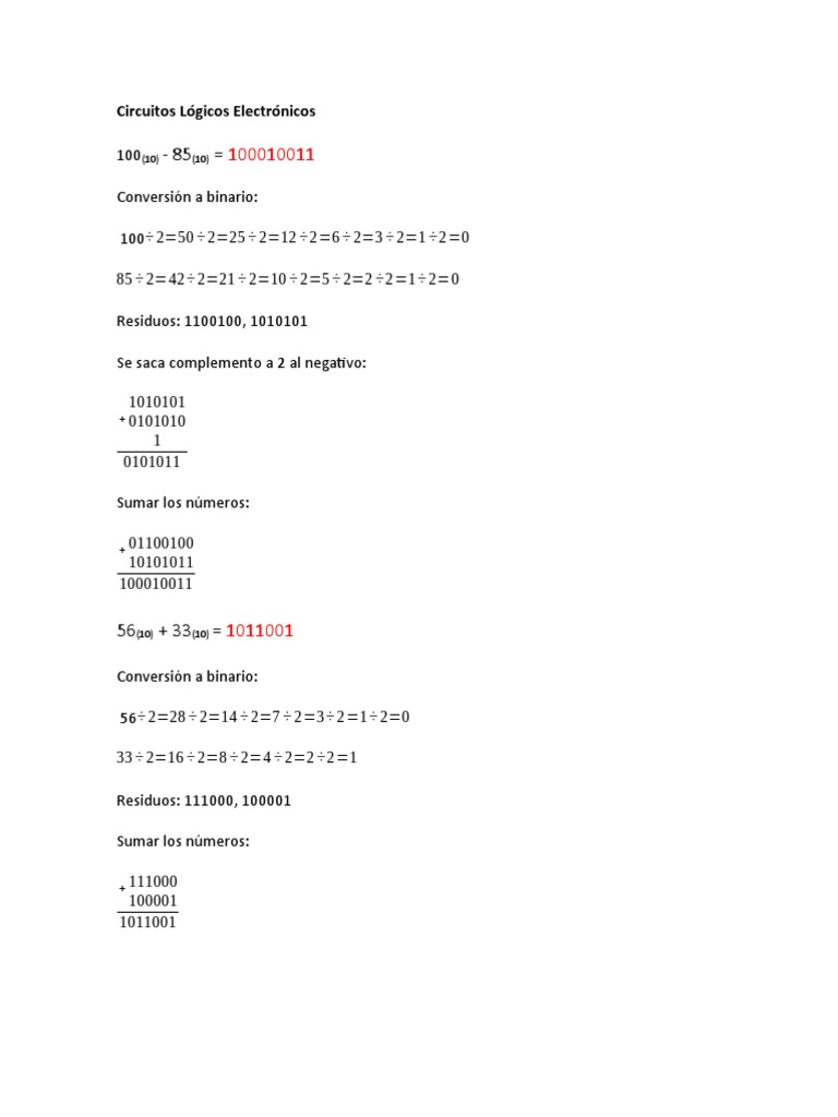 Circuitos Lógicos Electrónicos Lab 3 | PDF | Notación Matemática | Matemáticas