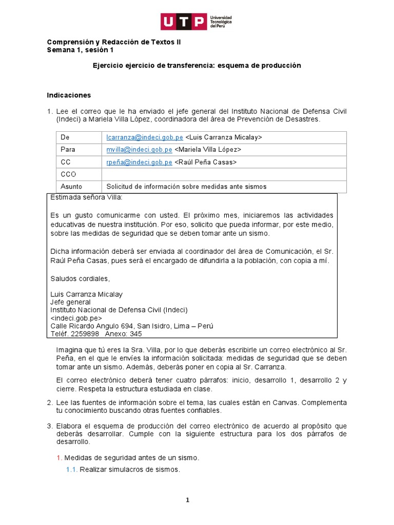 s01. s1 - Esquema de Producción. Correo Electronico | PDF s01. s1 - Esquema de Producción. Correo Electronico | PDF