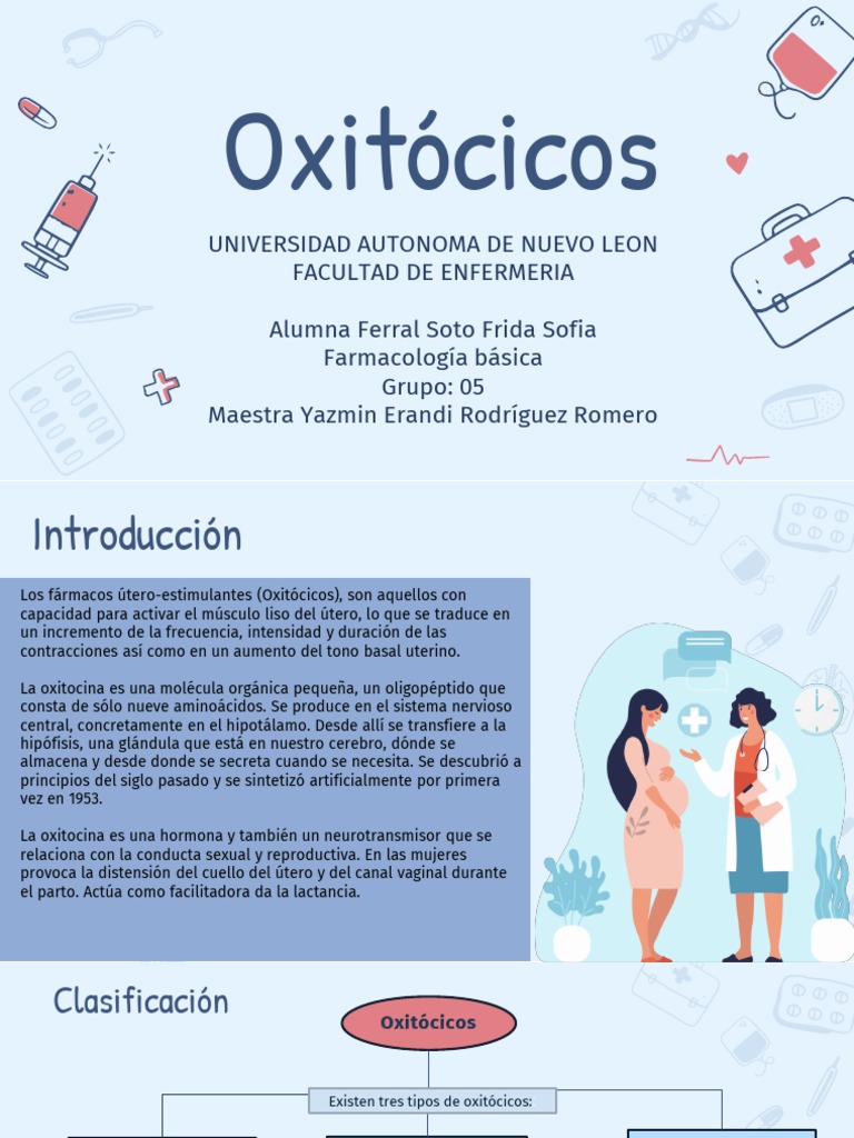 Oxitocicos | PDF | Parto | Farmacología